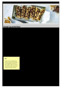 Energi og proteinbar - Diætist Iskov